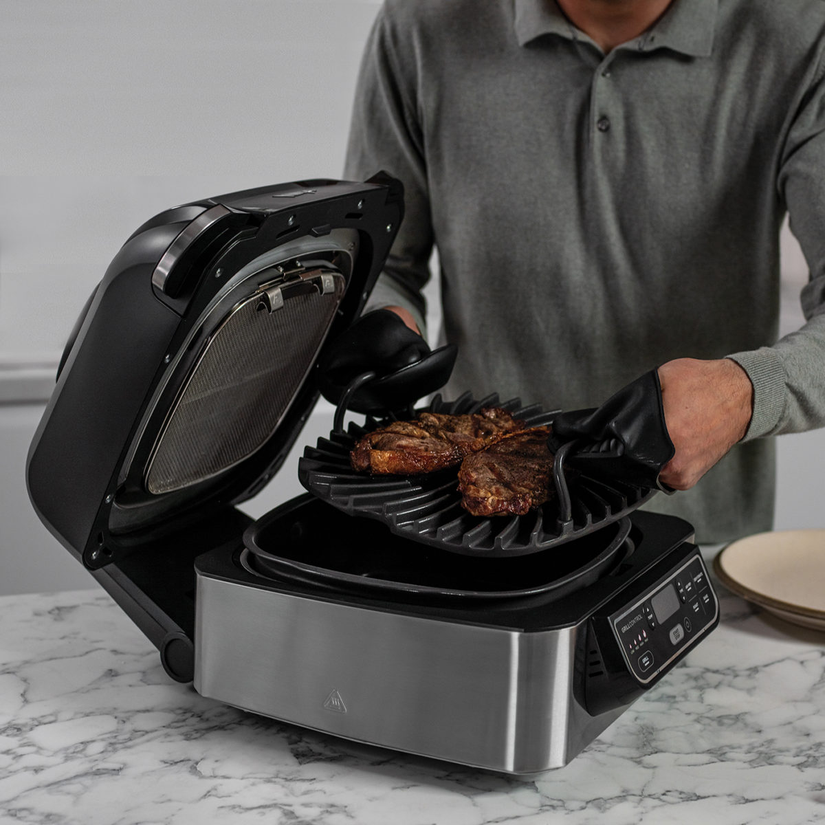 Ninja Foodi Health Grill Air Fryer AG301UK Ninja Kitchen ninja-foodi-health-grill-air-fryer-ag301uk-ninja-kitchen